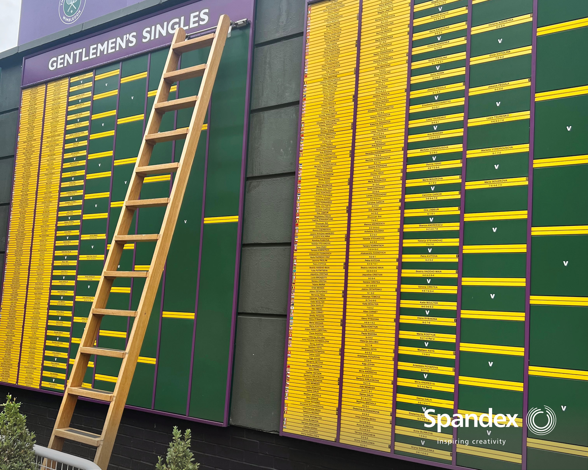 The courts of Wimbledon tennis were graced with ISA-UK member Spandex’s ...